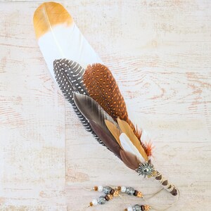 Smudge Feather Feather Decorated Feather Smudging Purifying Ritual ...