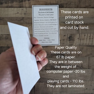 Gemstones Cards Add-on Set - Crystal Cards - Meaning of Stones ...