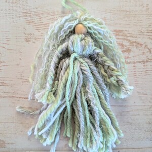 Green Man and Goddess Yarn Dolls - Witch Doll Ornaments - Green Man ...