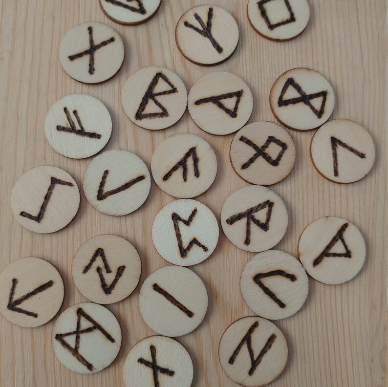 Wood Runes RUNE STUDY Cards Rune Information Cards Rune - Etsy