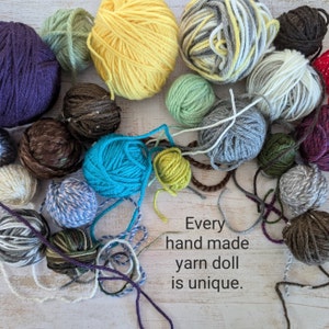 Green Man and Goddess Yarn Dolls - Witch Doll Ornaments - Green Man ...