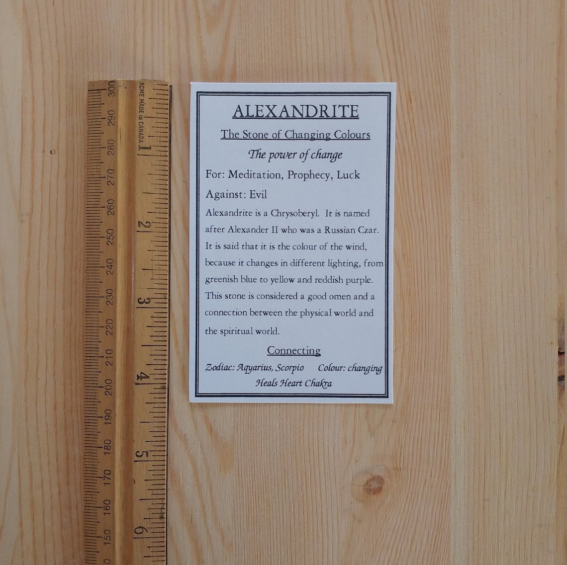 Gemstones Cards Add-on Set Crystal Cards Meaning of Stones - Etsy