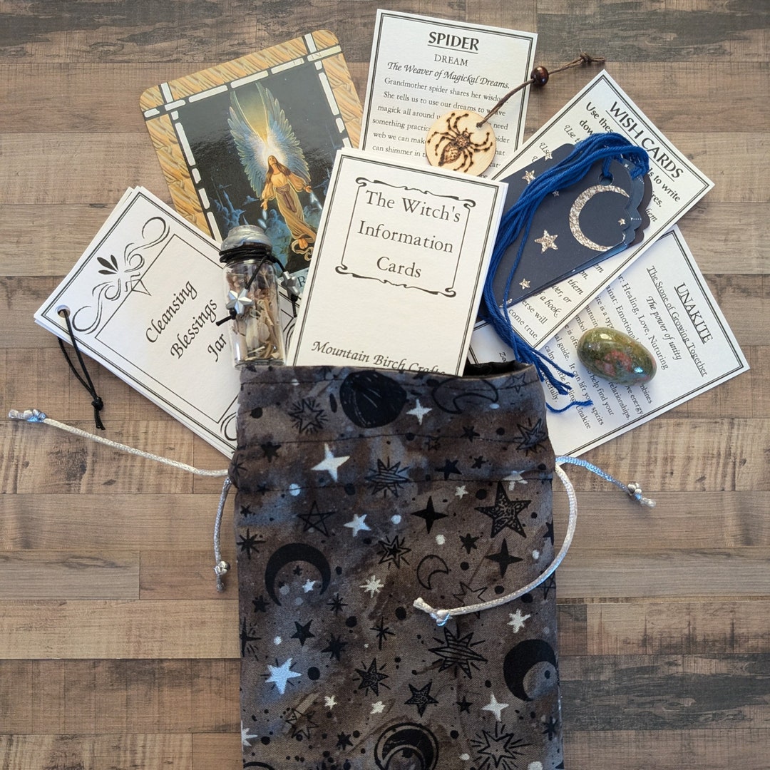 Witch Study Cards - SPIRITUAL GROWTH - Beginner Witch - Wiccan Medicine ...