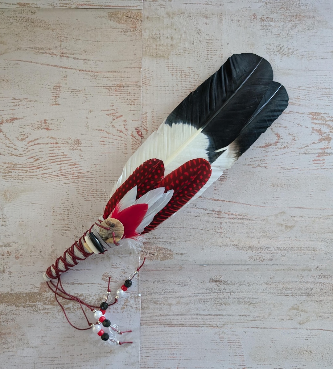 Smudge Feather Fan - Purifying Rituals - Spirit Feather - Pagan Tools ...