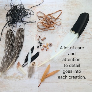 Smudge Feather Feather Decorated Feather Smudging Purifying Ritual ...