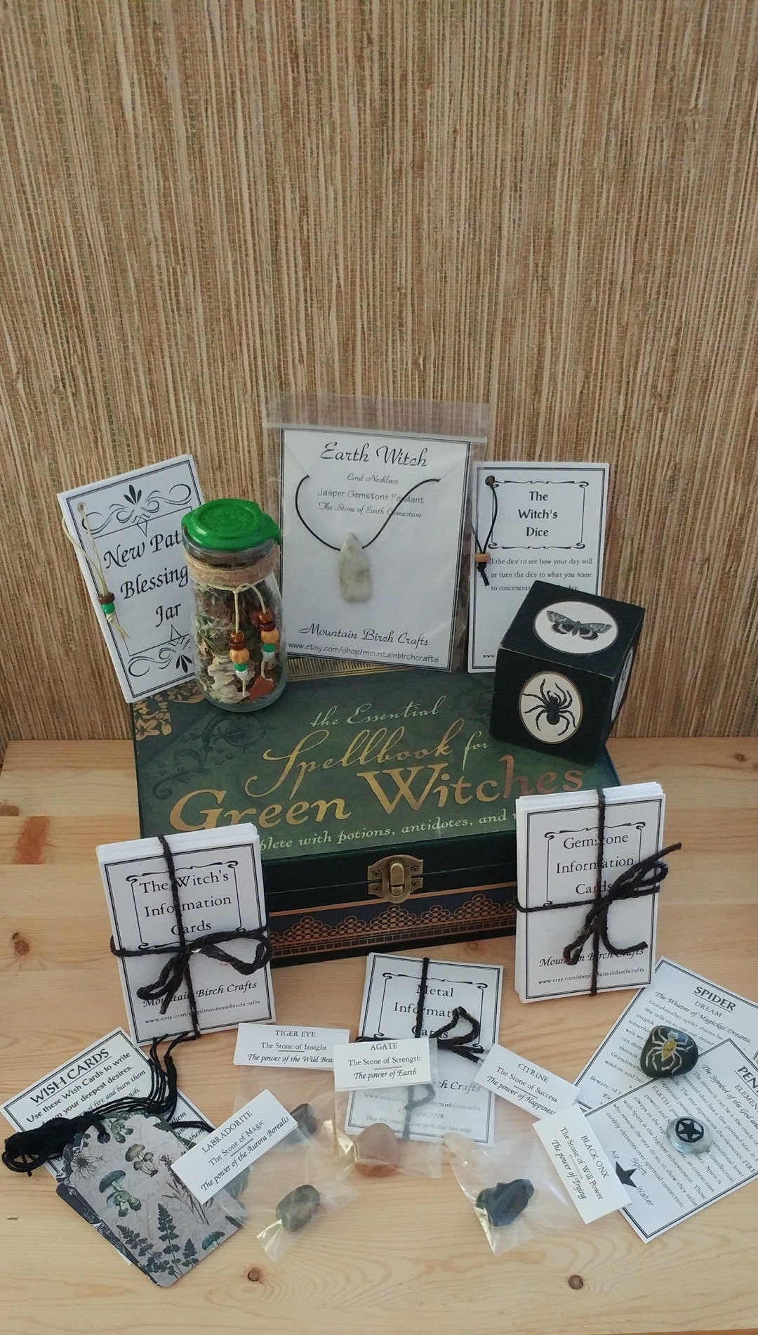 Deluxe Witch Kit Witch Study Cards GREEN WITCH Maiden Mother Crone ...