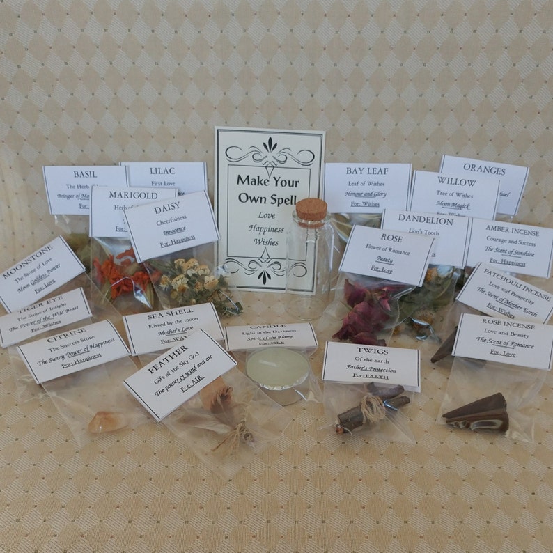 Make your own Spell LOVE Spells for beginners DIY Spell | Etsy