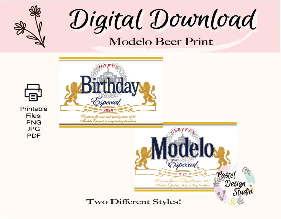 Modelo Logo Digital Download// Modelo Beer // Logo Download// Cookie ...