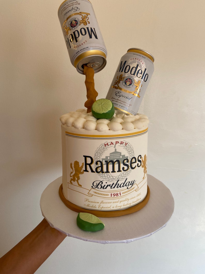 Custom Modelo Logo Digital Download// Beer Lover Cake Cerveza// Beer ...