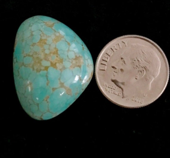 Number 8 Mine Turquoise Cabochon | Etsy