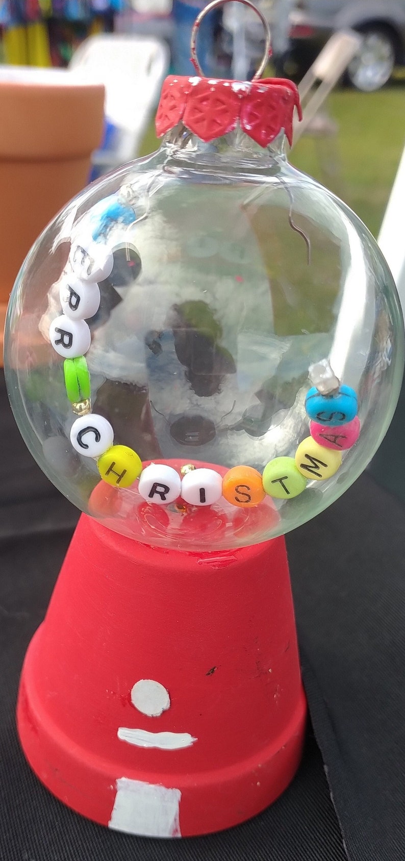 Merry Christmas Gumball Machine - Etsy