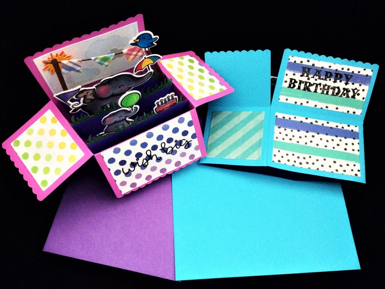 Happy Birthday Pop up Box - Etsy
