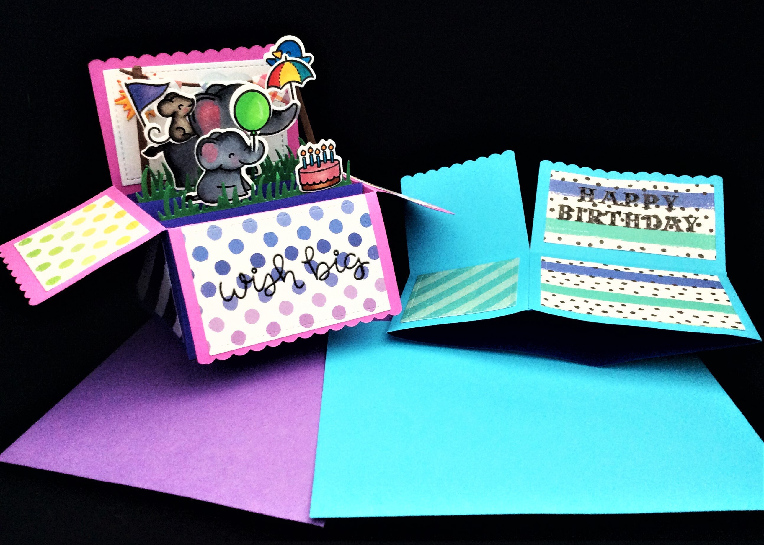 Happy Birthday Pop up Box - Etsy