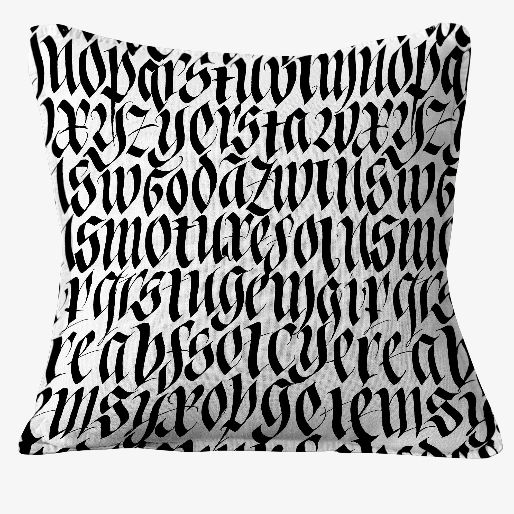 Gothic Calligraphy Digital Seamless Pattern, Fabric, Print-paper ...
