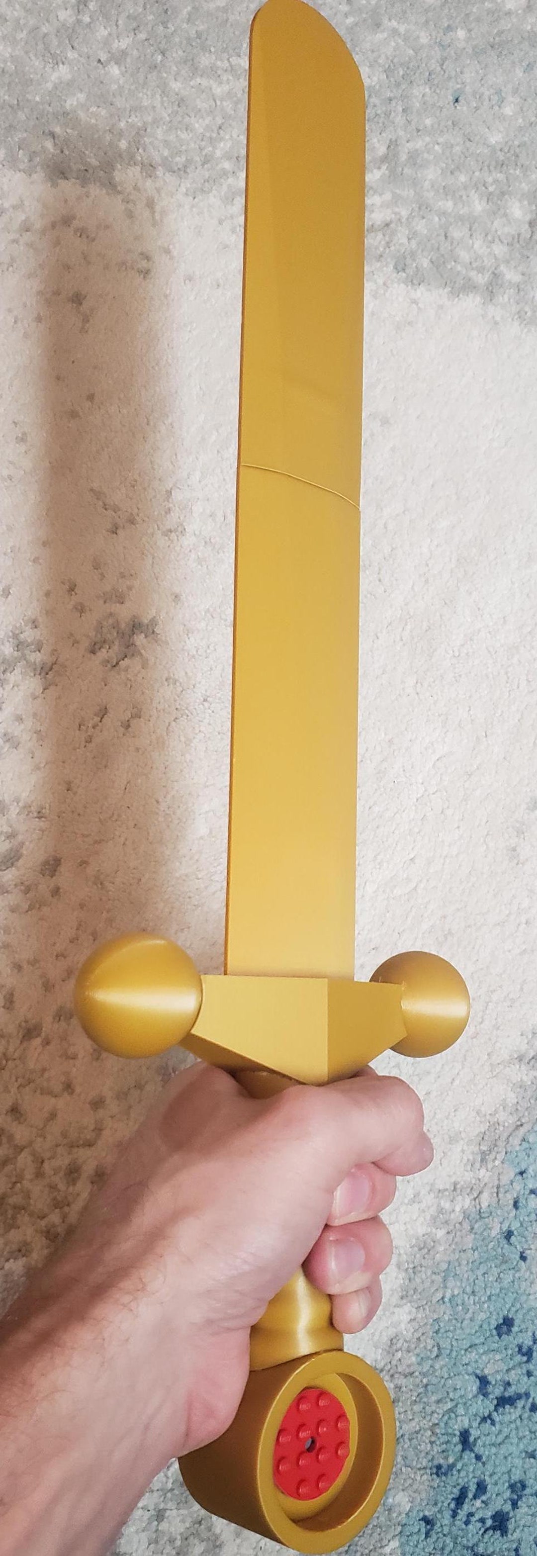 3D Printed Scaled Lego®-inspired OG Sword | Custom Color Option | Lego ...