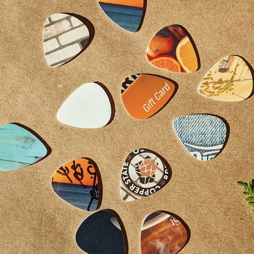 Recycled Plastic Guitar Picks Packs of 3/6/10 HDPE - Etsy UK
