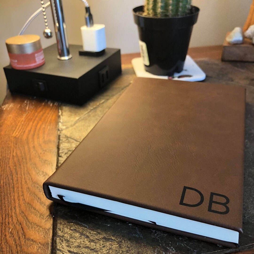 Personalized Journal Custom Journal Engraved Journal Brown - Etsy