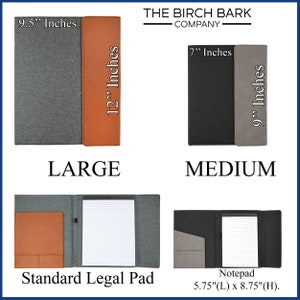 Leather Portfolio, Personalized Portfolio, Leather Folder Organizer ...