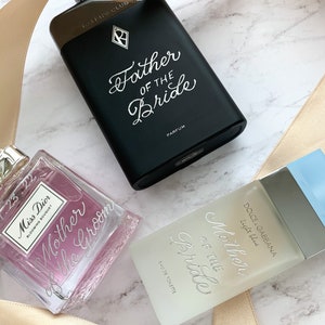 Custom Engraved Perfume Bottle | Personalized Wedding Gift for Bride ...