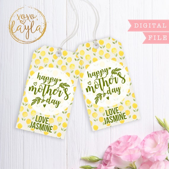 Mothers Day tags mom tags printable mothers day tag PDF mom | Etsy