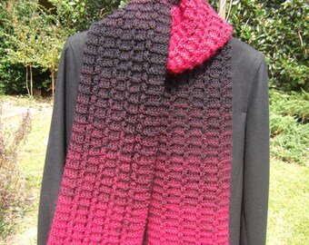 Purple Gray Scarf | Etsy