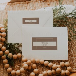 Address Label Mockup, Return Label Mockup, Label Mockup, Envelope ...