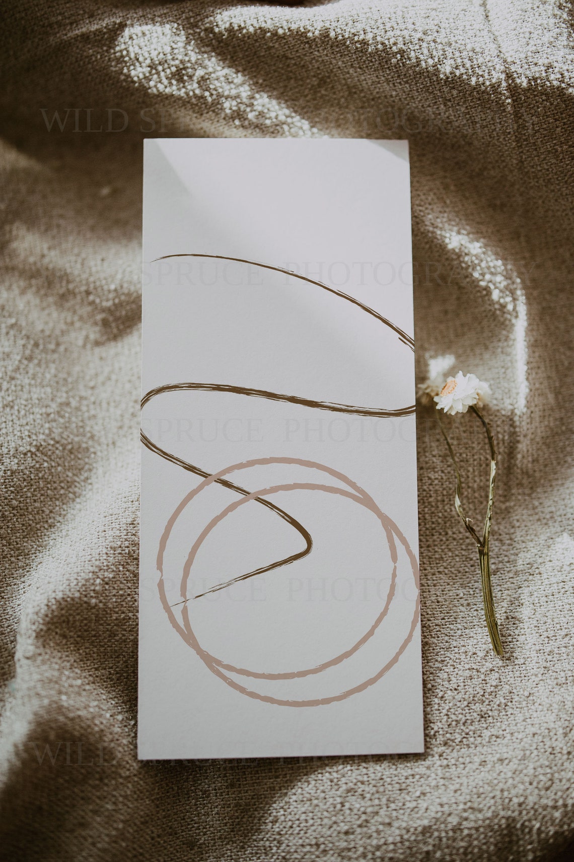 4x9 Menu Mockup Menu Mockup 4x9 Card Mockup - Etsy