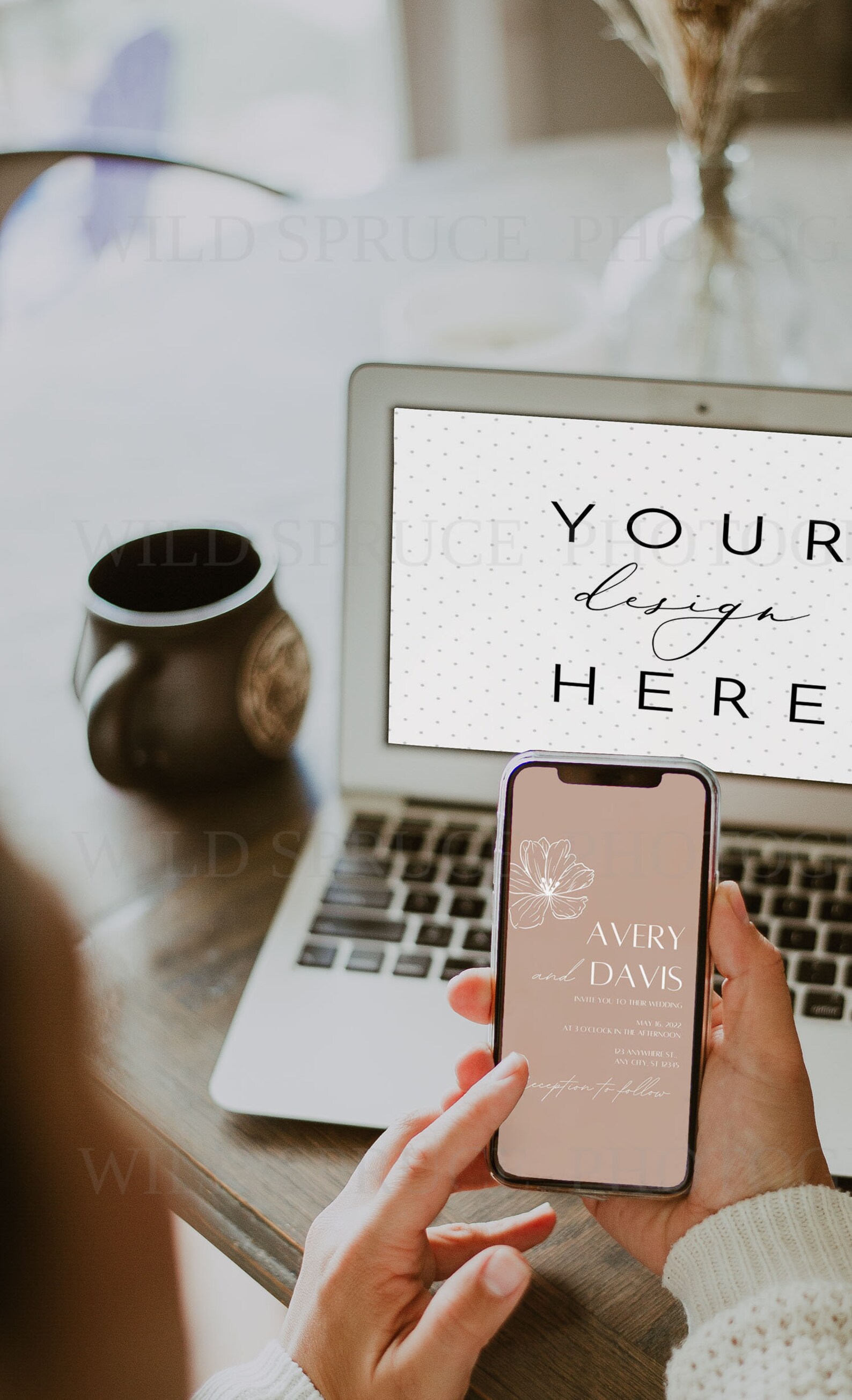 Computer Mockup Iphone Mockup Social Media Mockup Screen - Etsy