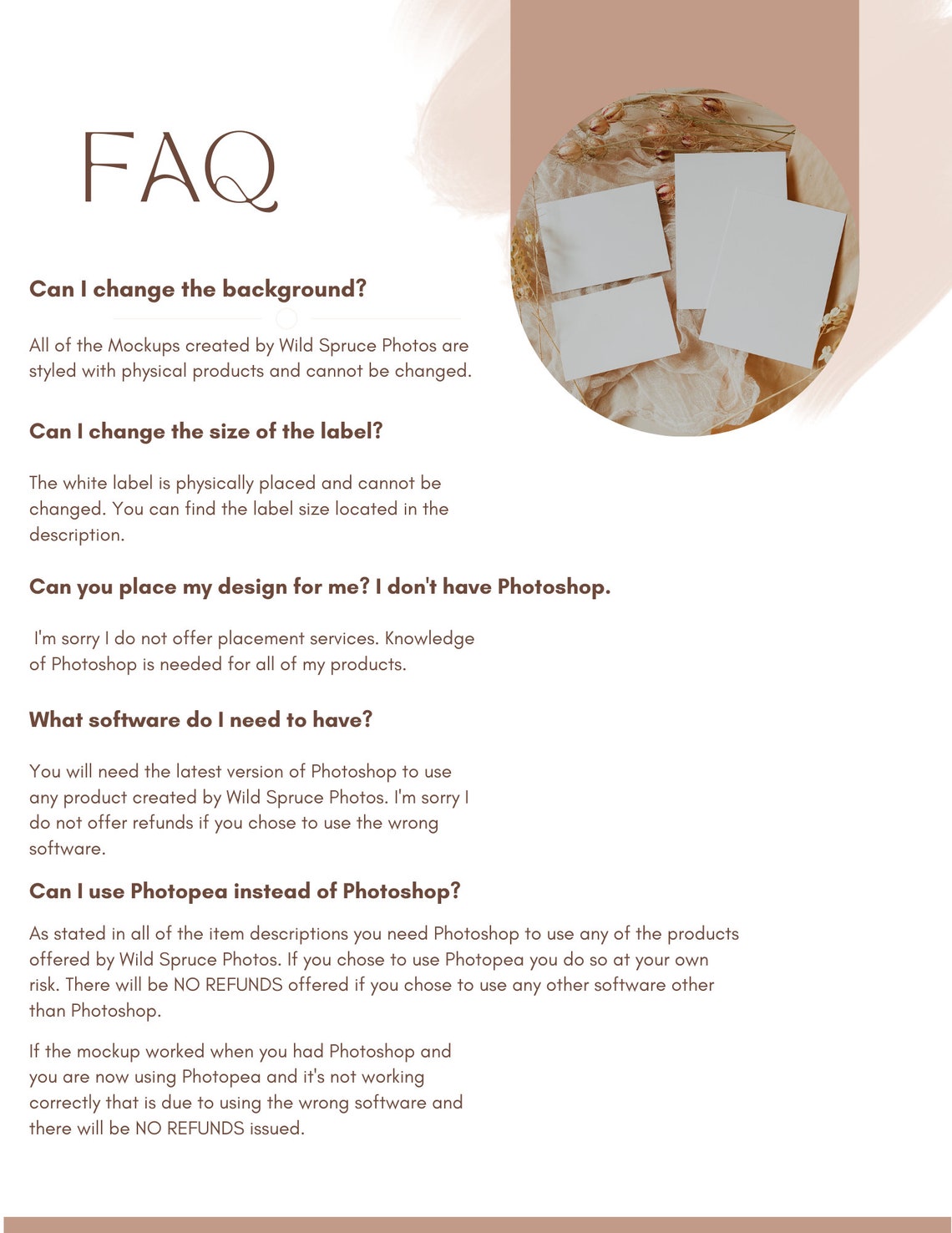 Boho 5x7 Sign Wedding Sign Mockup 5x7 Sign - Etsy