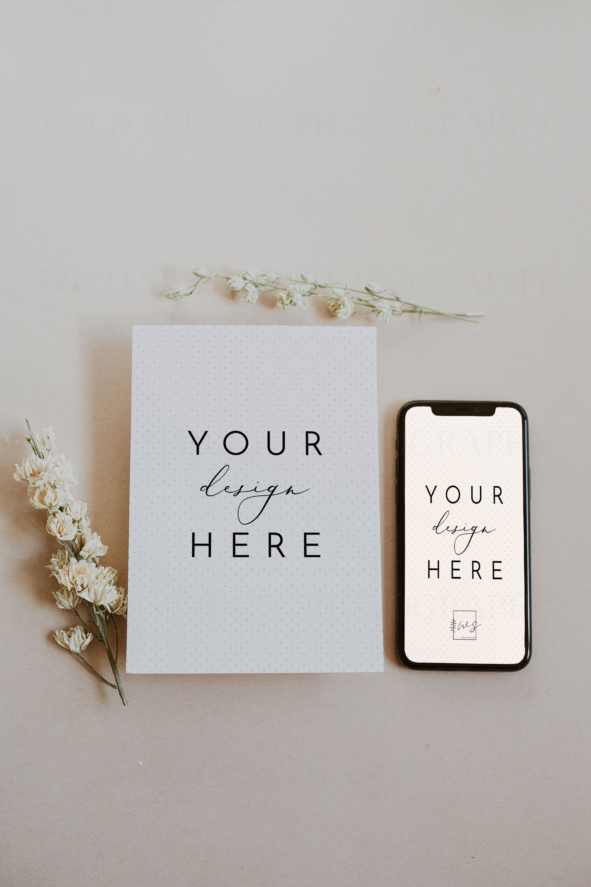 Iphone Mockup Invitation Mockup Phone Mockup Wedding | Etsy