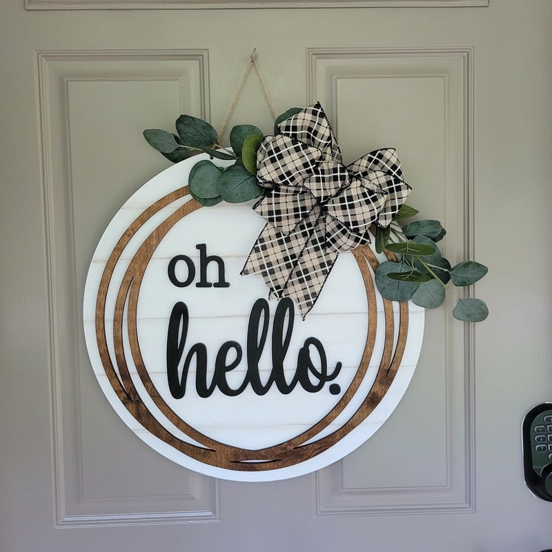 Oh Hello Sign - Etsy