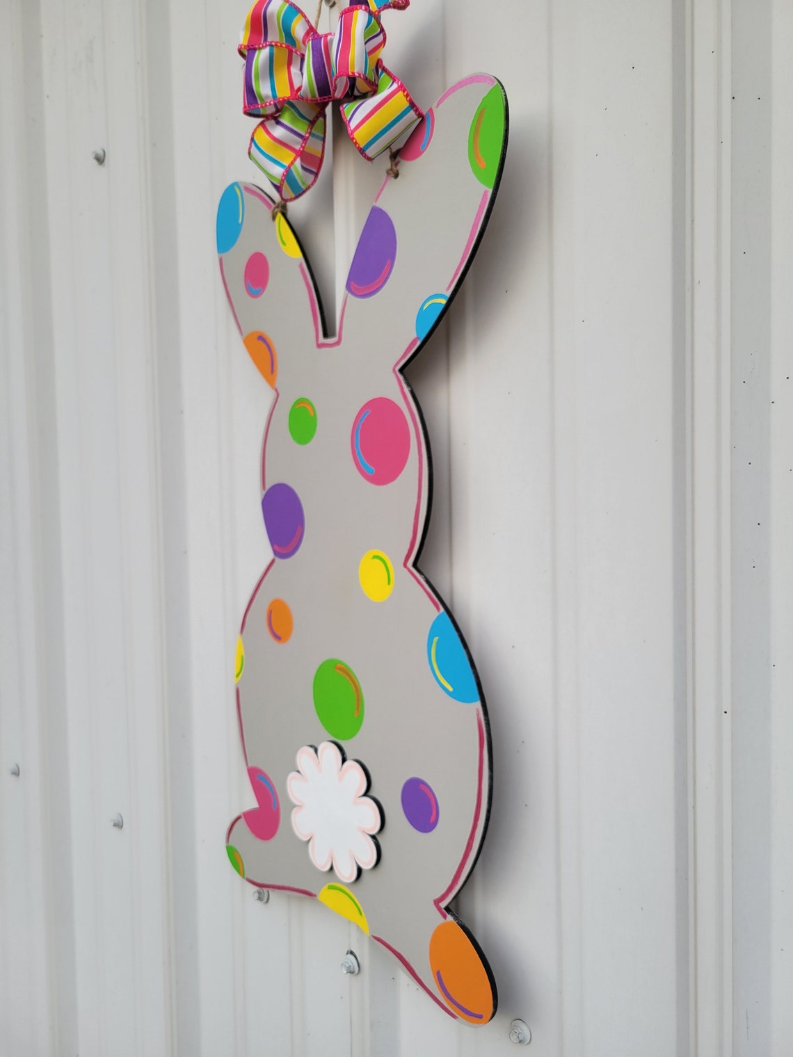 Easter Door Hanger Easter Bunny Door Hanger Rabbit Door - Etsy