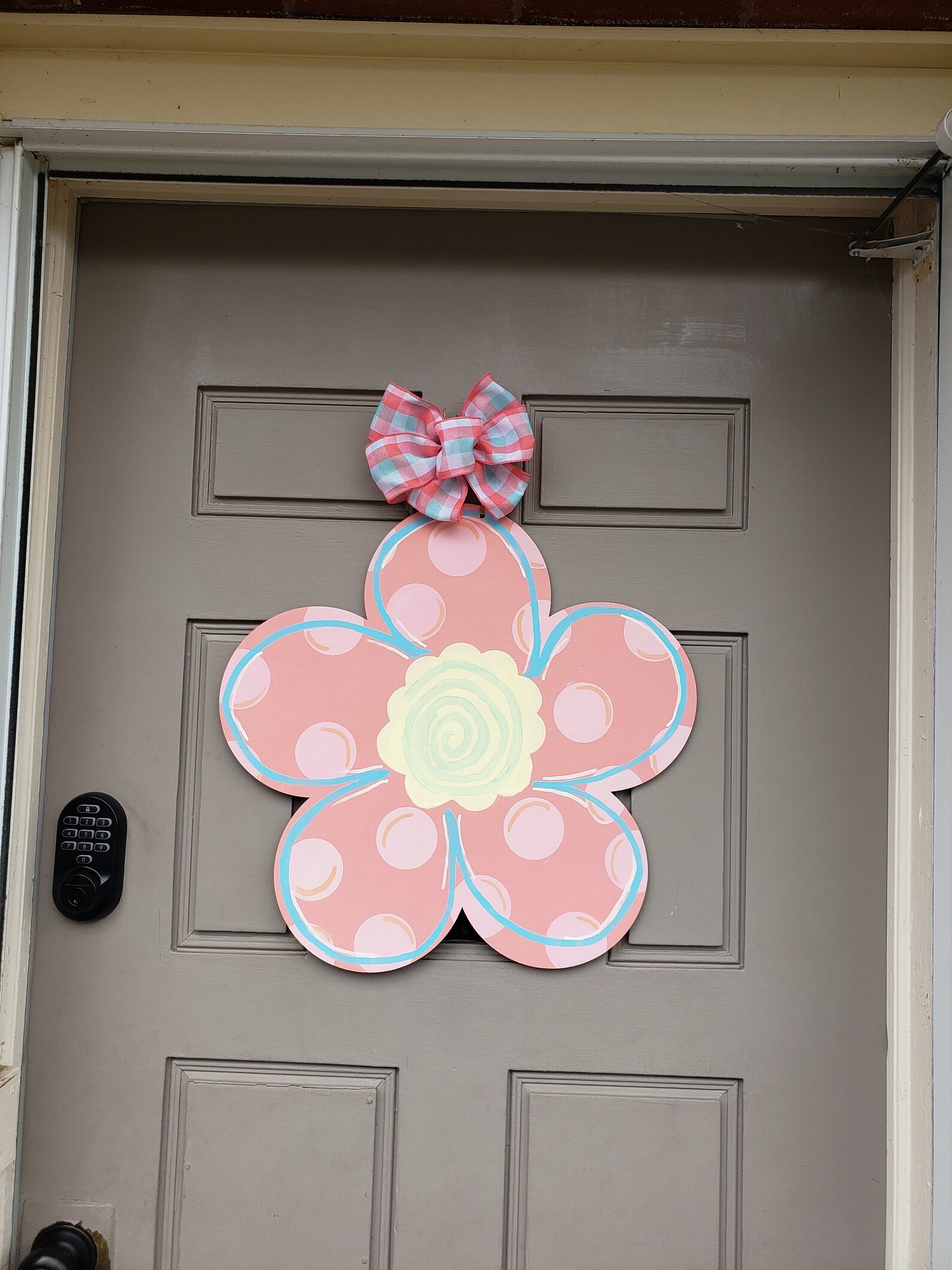 Spring Door Hanger Flower Door Hanger Daisy Door Hanger - Etsy