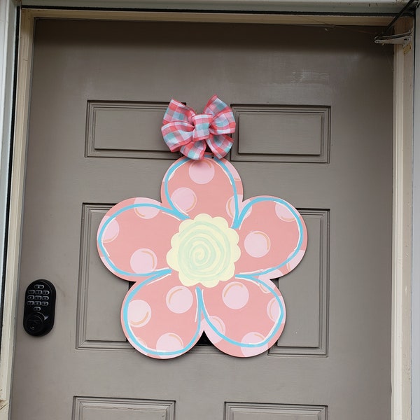 Flower Door Hanger - Etsy