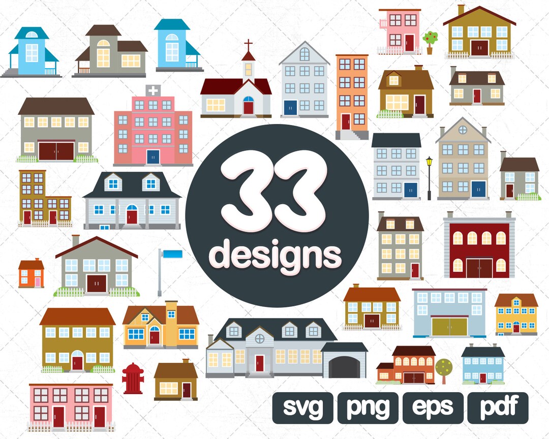 33 Building Clipart Collection, Houses Clipart Svg, Houses Clip Art ...