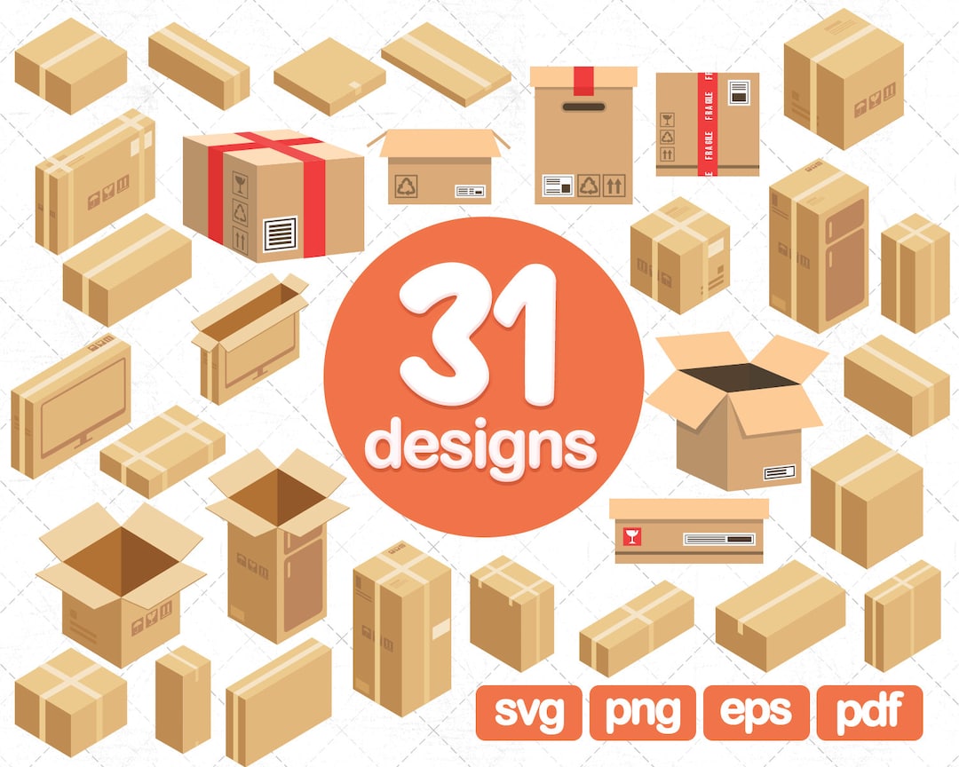 31 - Boxes Clipart, Gift Box Clipart, Box Png, Box Imagex, Box Print ...