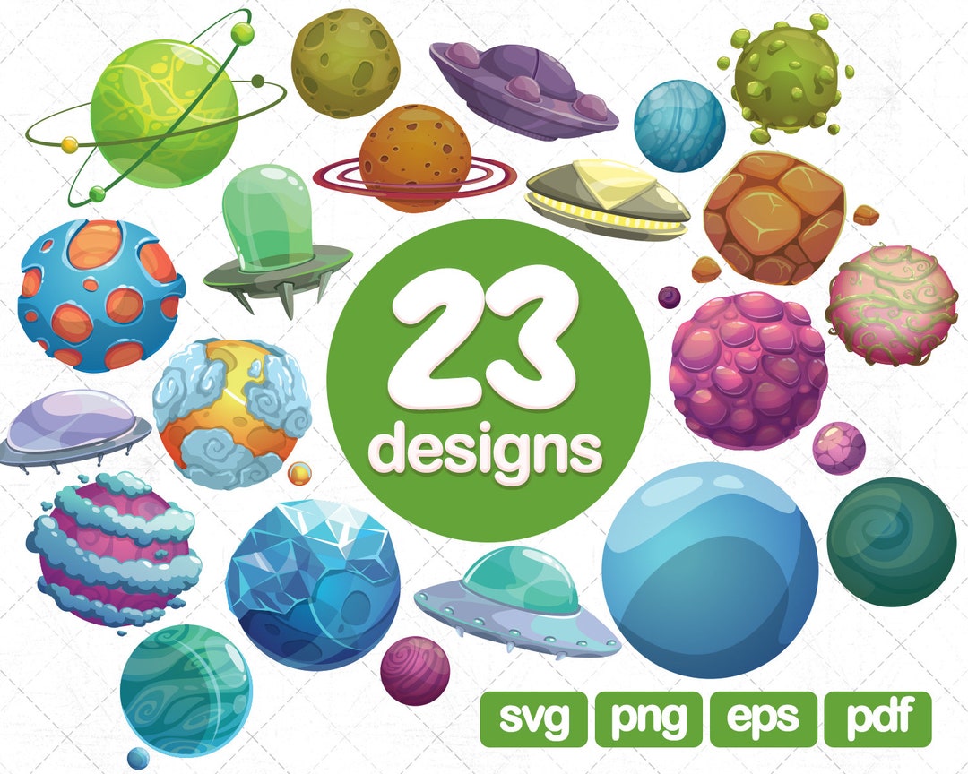 Space Clipart, Planets Clipart, Solar System Clipart, Galaxy Clipart ...