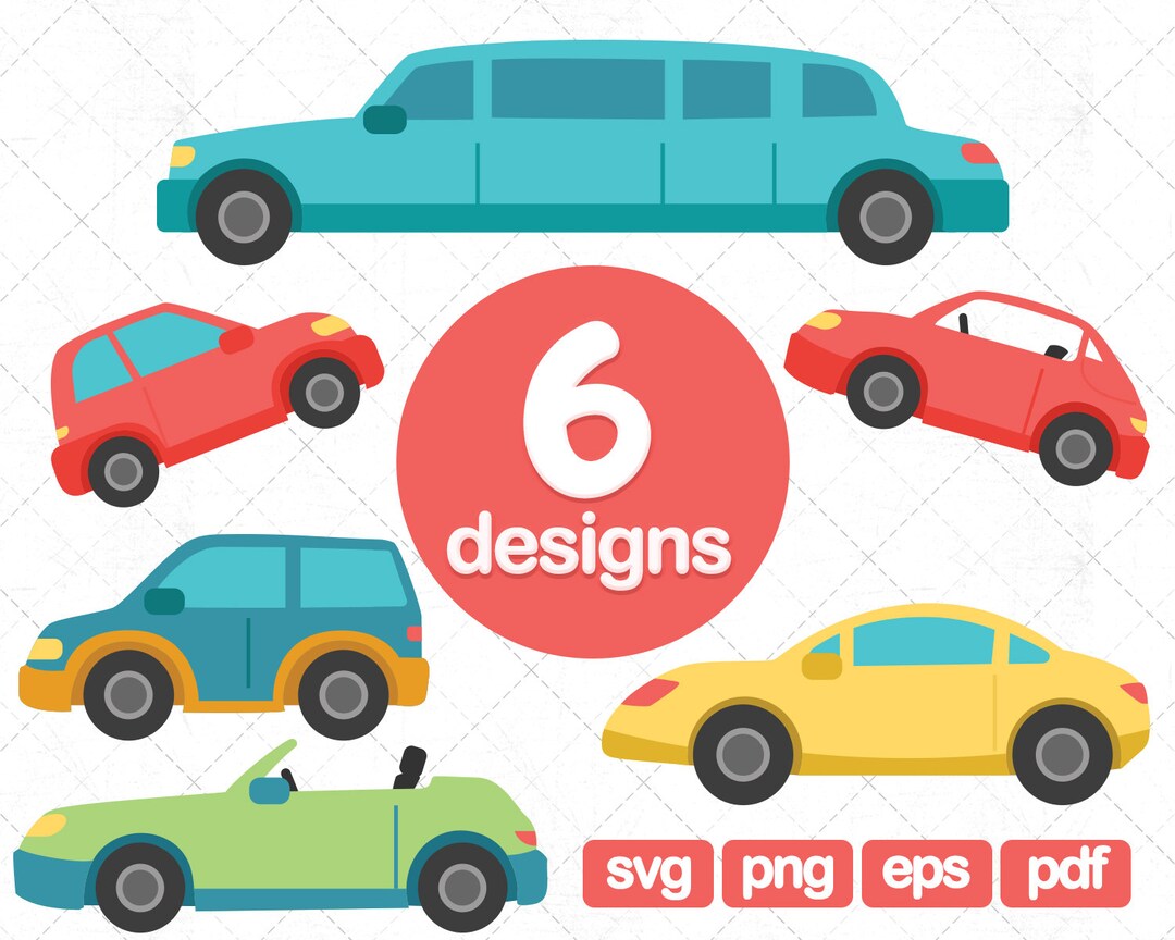 6 Transportation Clipart, Community Vehicles, Cars Clip Art, Truck, Van ...