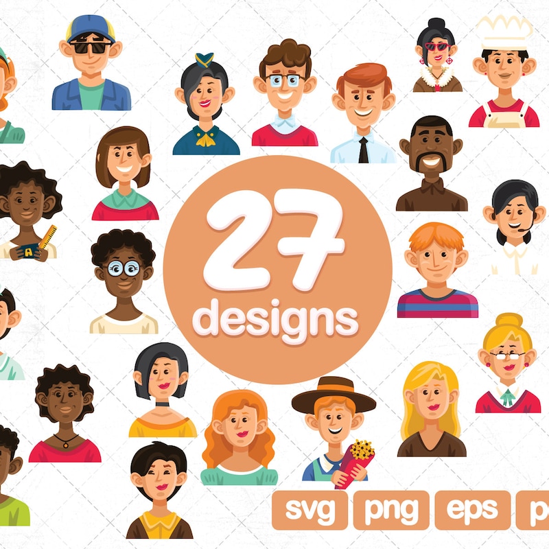 Avatar Svg - Etsy