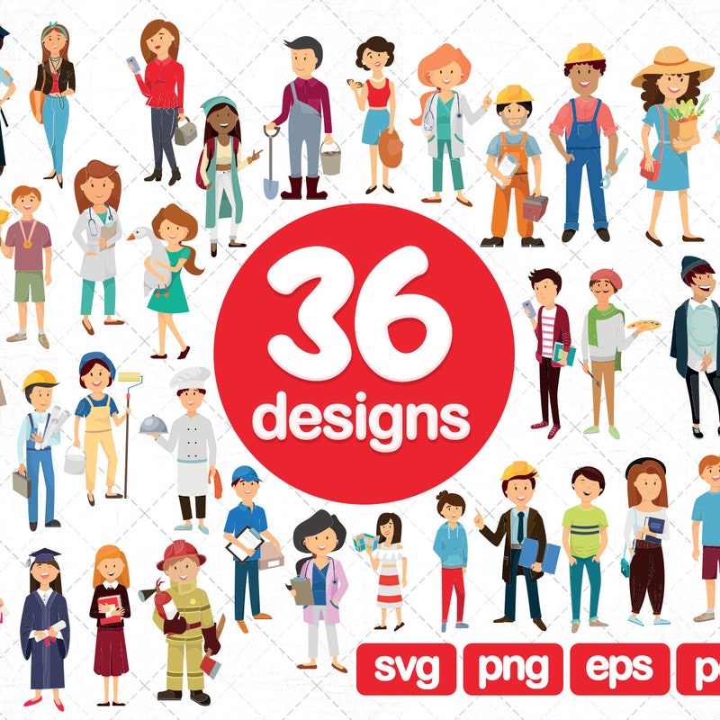 Community Helper Clipart - Etsy