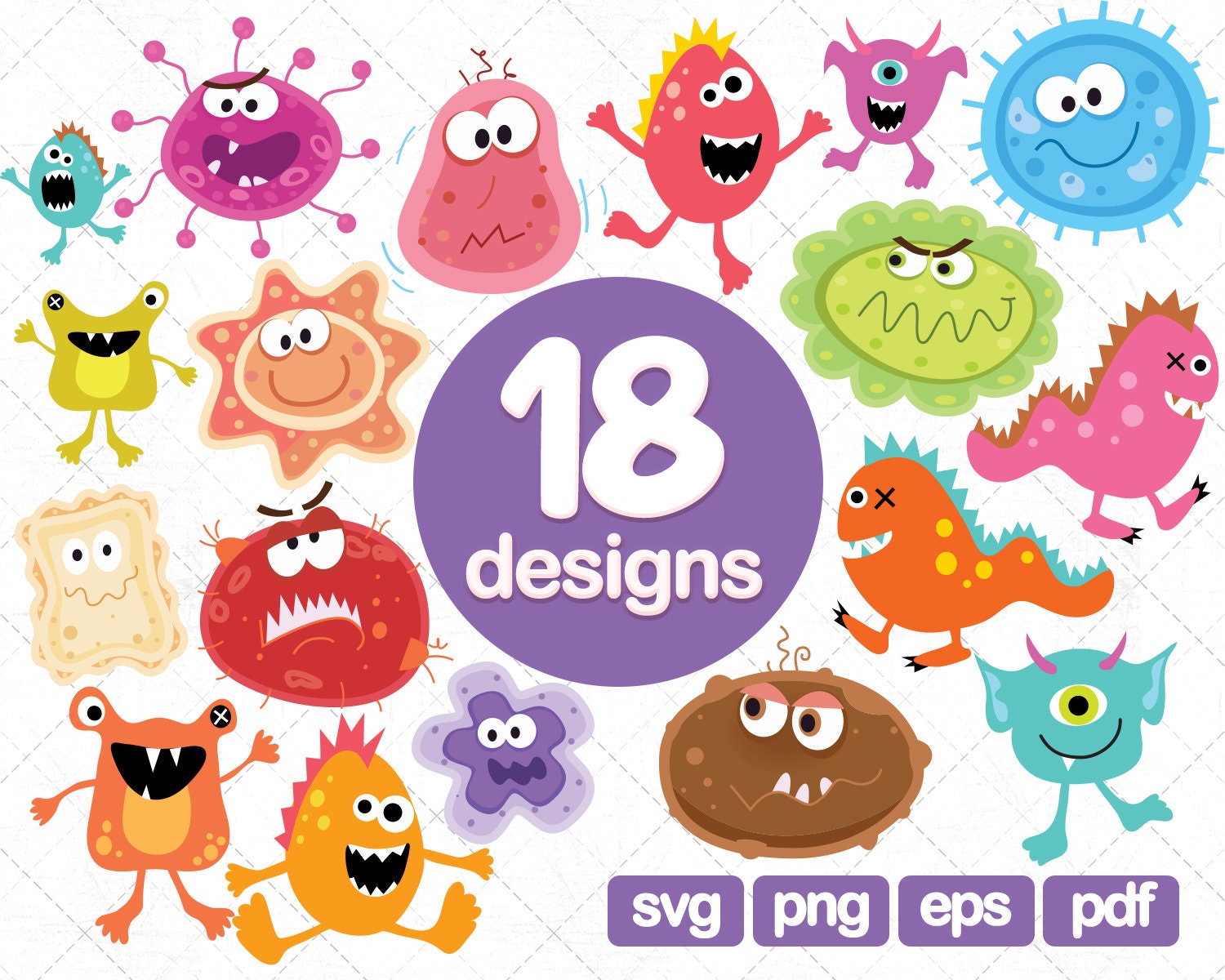 Clipart Of Germs