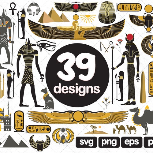 39 Egyptian Clipart Collection Egypt Clipart Egypt Images - Etsy