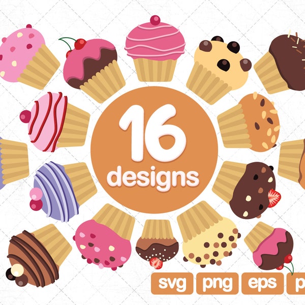 Muffins Cliparts - Etsy