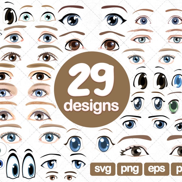Eyes Svg - Etsy
