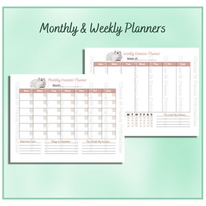 Comprehensive Hamster Care Planner - 16 Pages | Printable Hamster Guide ...