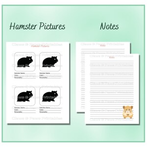 Comprehensive Hamster Care Planner - 16 Pages | Printable Hamster Guide ...