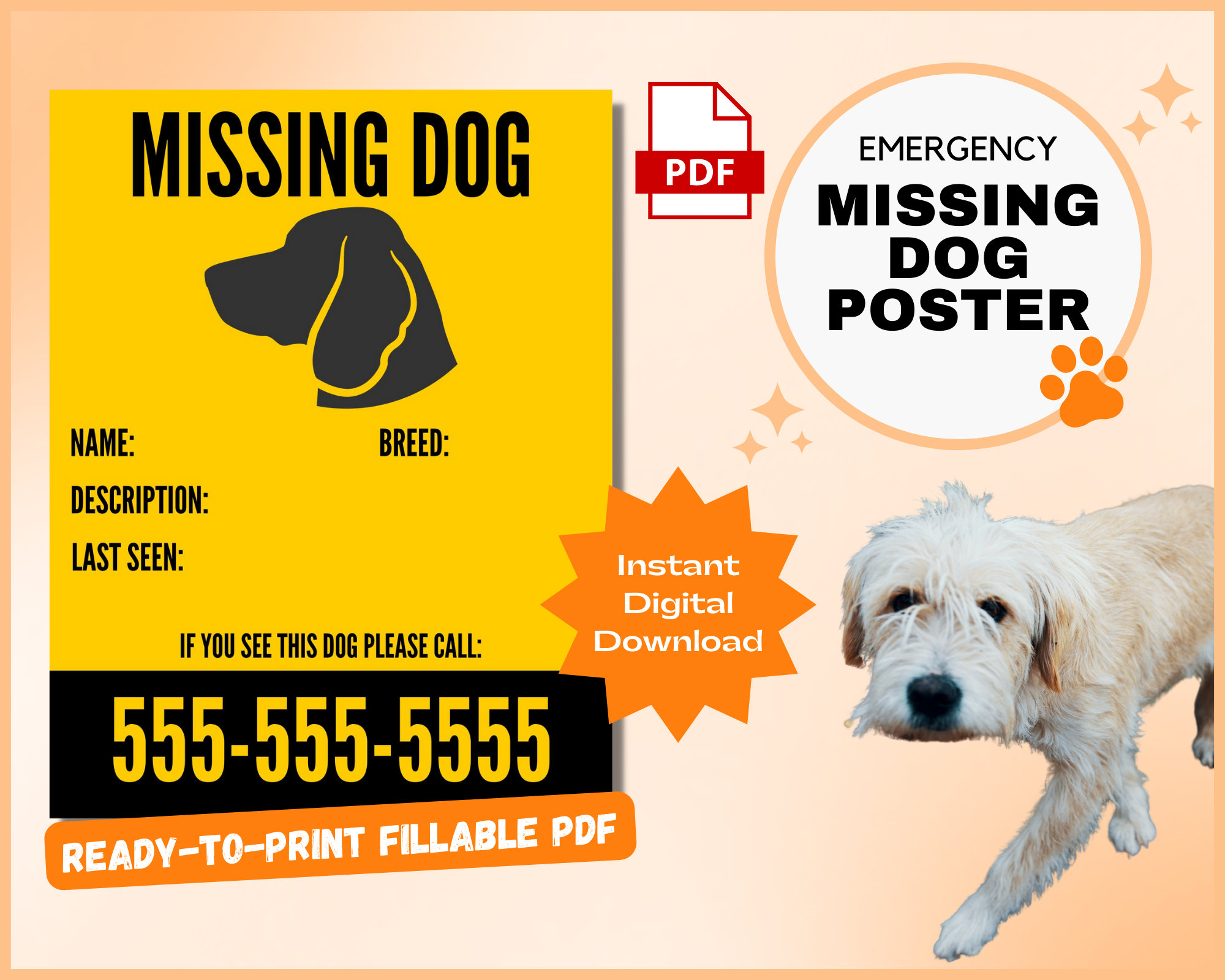 Found Dog Poster