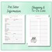 Comprehensive Hamster Care Planner - 16 Pages | Printable Hamster Guide ...