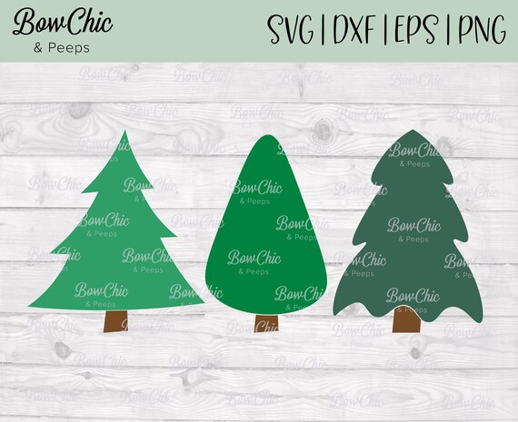 Christmas Trees SVG Tree SVG Christmas Svg Winter Trees | Etsy