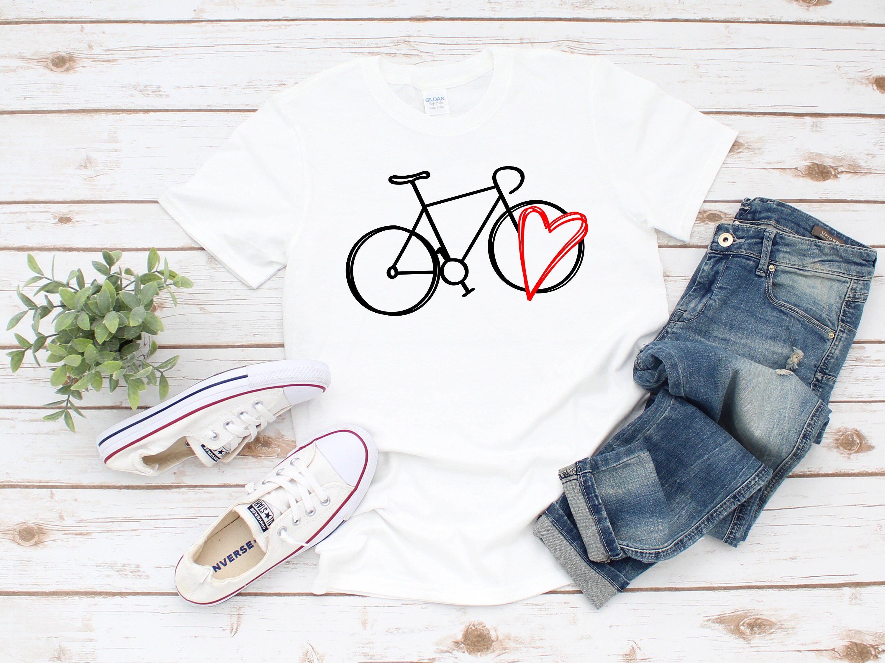 Bicycle Svg Biker SVG Heart Bike SVG Cycling Svg Cute - Etsy
